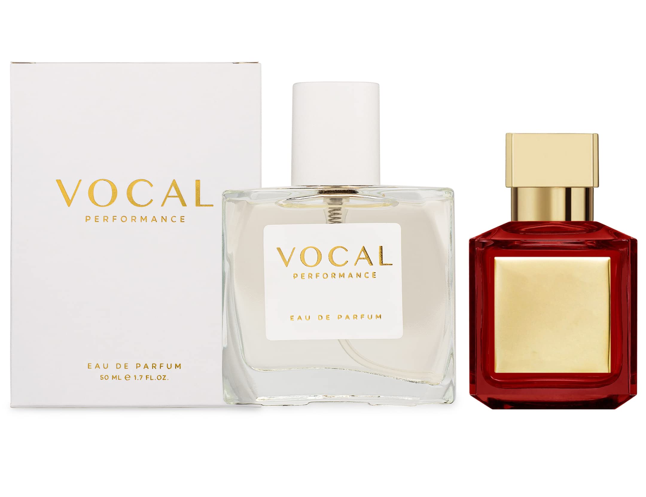 Vocal Performance U006 Eau de Parfum For Unisex Inspired by Maison Francis Kurkdjian Baccarat Rouge 540 Extrait De Parfum 1.7 FL. OZ. Replica Version Fragrance Dupe Consentrated Long Lasting