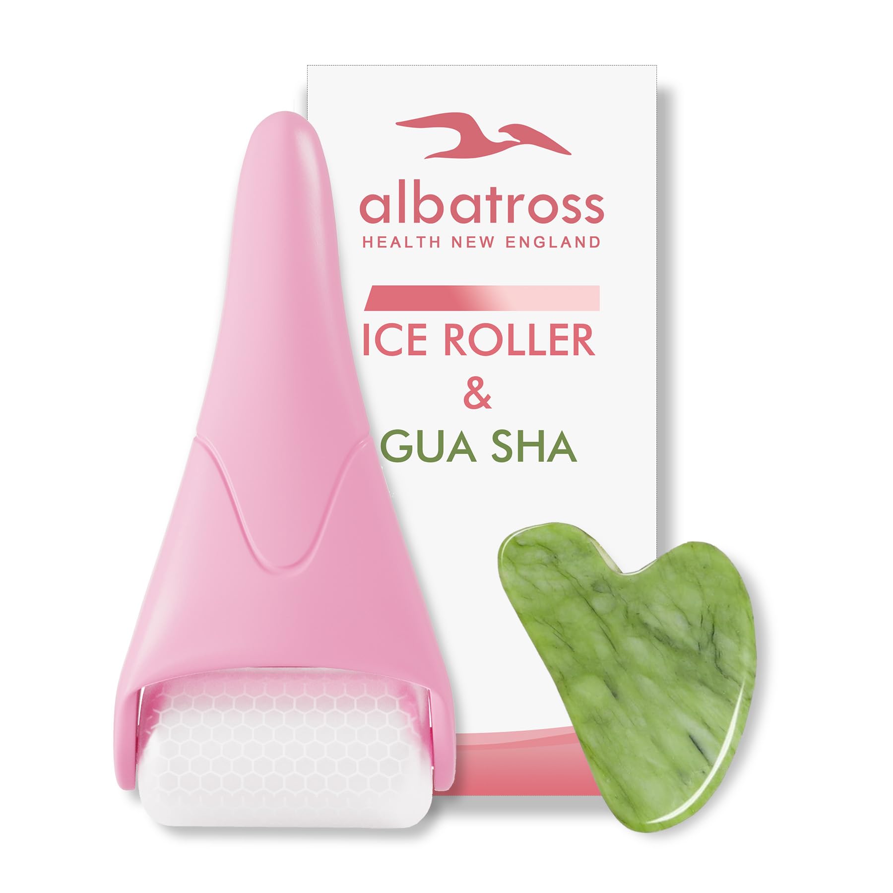 Ice Roller for Face,Gua Sha Facial Tools, Skin Care for Face Wrinkles and Puffiness, Self Facial Massage Tools