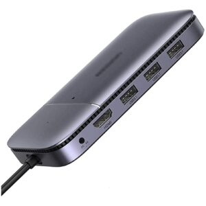 feilx ultra-slim data usb hub for macbook, mac pro, mac mini, imac, surface pro, xps, pc, flash drive, mobile hdd