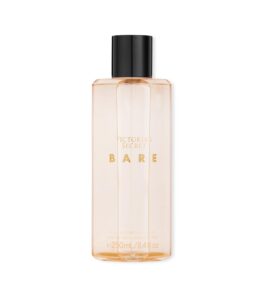 victoria's secret bare fragrance mist, notes of australian sandalwood, mandarin madagascar & egyptian violet, body spray for women (8.4 oz)