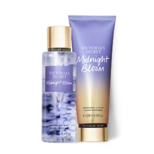 victoria's secret midnight bloom mist & lotion set