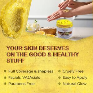 SUGAR BODY SCRUB Brightening Scrub Sugar Scrub Turmeric Body Exfoliant Scrub For Dark Spots (Sugar)