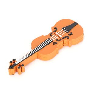 Cartoon Violin Shape USB Flash Drive, USB2.0 Memory Thumb Stick U Disk for Computer Kids and Friends Gifts(128GB)