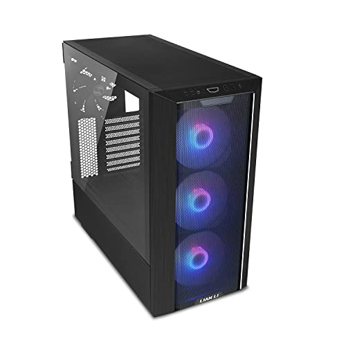 LIAN LI Lancool III RGB Black Aluminum/SECC/Tempered Glass Gaming Case with 4 × 140 PWM Fans (ARGB) - LANCOOL 3R-X