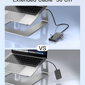 Inateck USB C Hub with 10 Ports, USB 3.2 Gen 2 Speed, 1.6ft Cable, HB2026