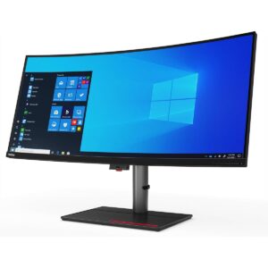 Lenovo ThinkVision P40w-20 39.7" 5K2K WUHD Curved Screen WLED LCD Monitor - 21:9 - Raven Black - 40" Class - in-Plane Switching (IPS) Technology - 5120 x 2160-1.07 Billion Colors - 300 Nit