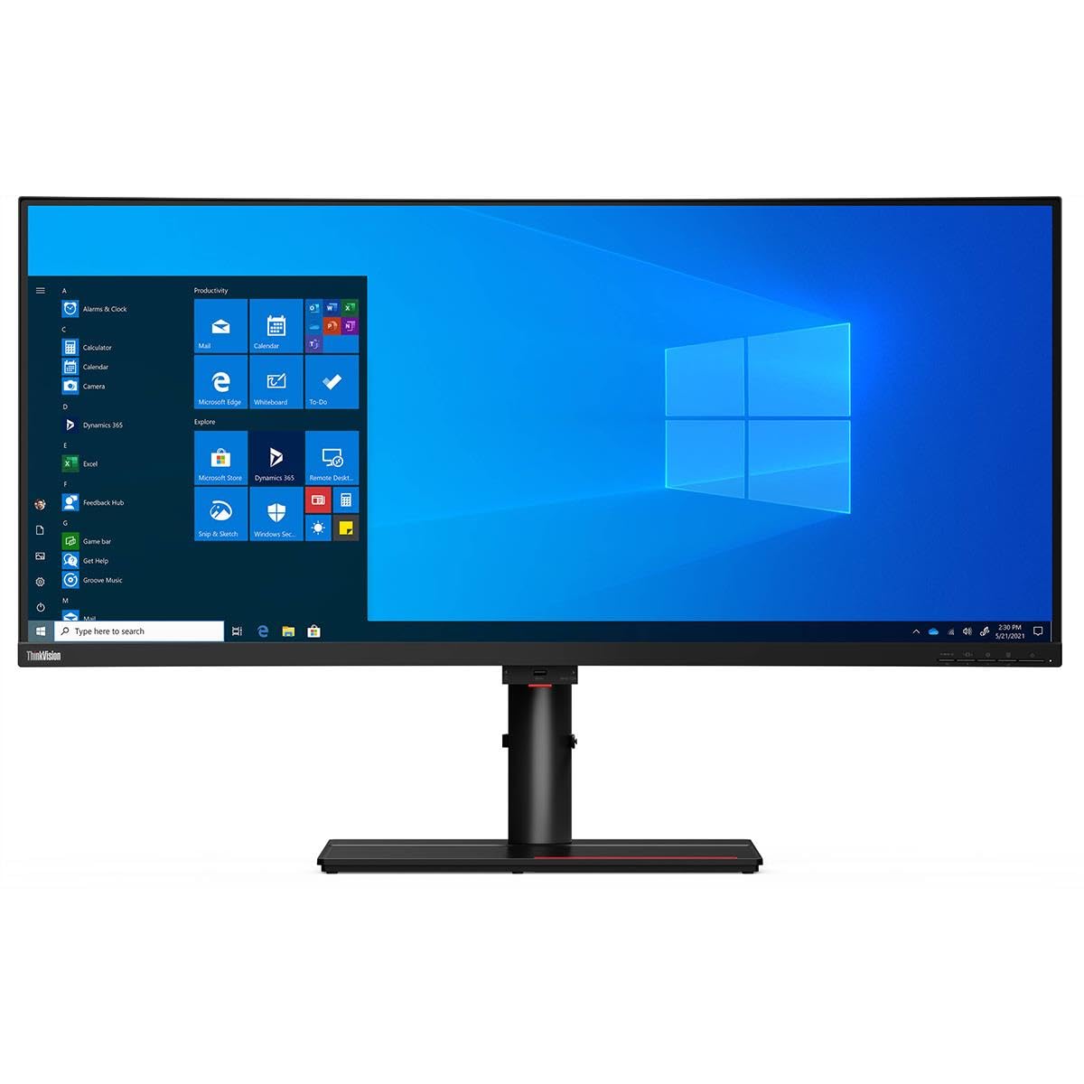 Lenovo ThinkVision P40w-20 39.7" 5K2K WUHD Curved Screen WLED LCD Monitor - 21:9 - Raven Black - 40" Class - in-Plane Switching (IPS) Technology - 5120 x 2160-1.07 Billion Colors - 300 Nit