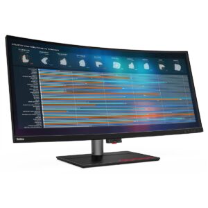 lenovo thinkvision p40w-20 39.7" 5k2k wuhd curved screen wled lcd monitor - 21:9 - raven black - 40" class - in-plane switching (ips) technology - 5120 x 2160-1.07 billion colors - 300 nit