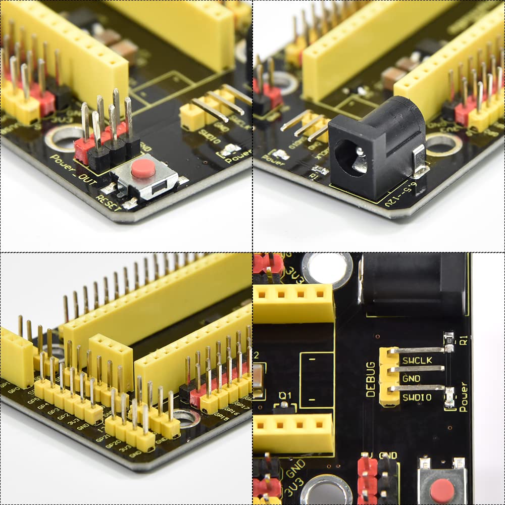 KEYESTUDIO Raspberry Pi PICO IO Shield Pico Breakout Board for Raspberry Pi Pico Development Board