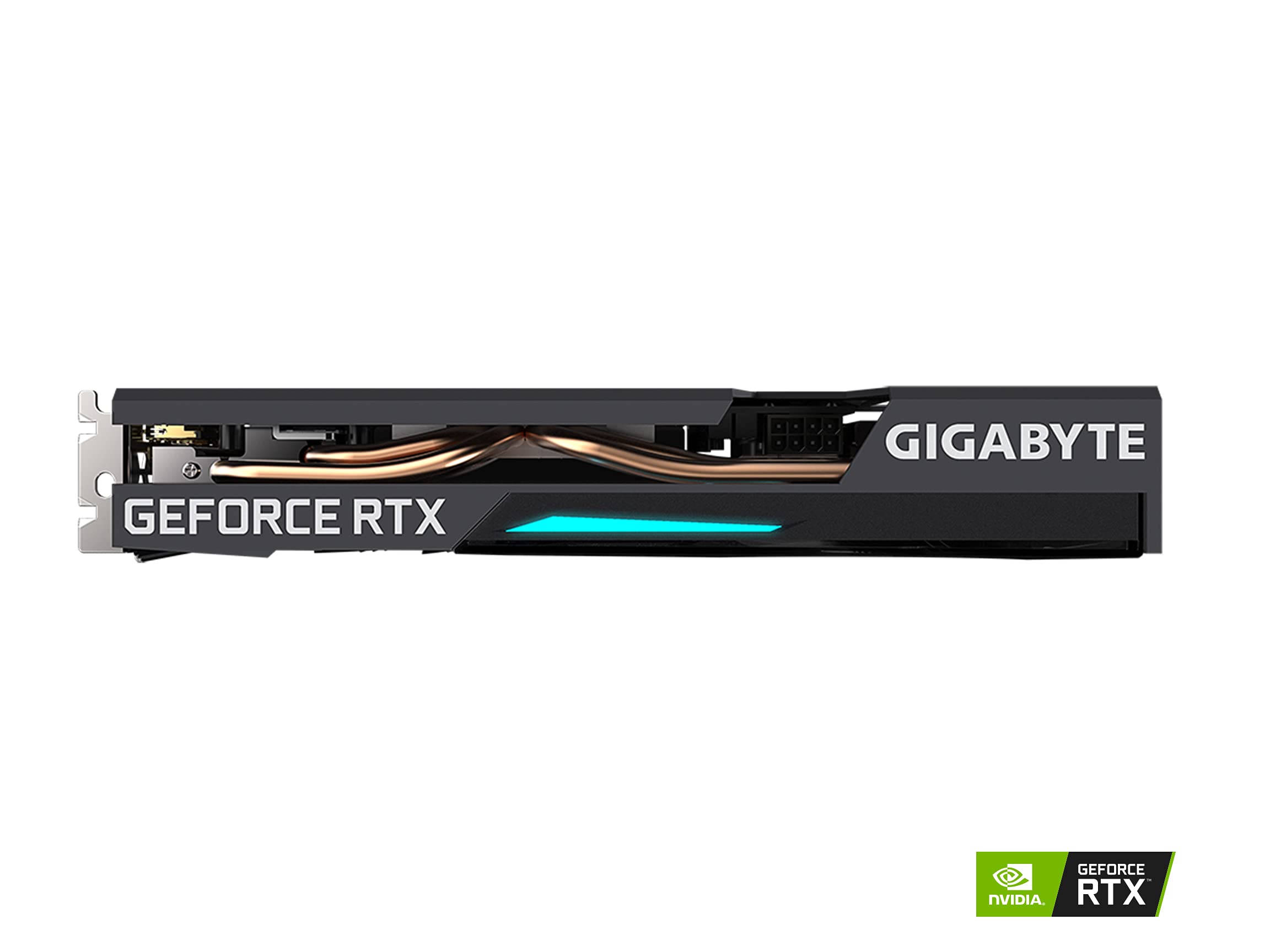 GIGABYTE GeForce RTX 3060 Ti Eagle OC 8G (REV2.0) Graphics Card, 2X WINDFORCE Fans, LHR, 8GB 256-bit GDDR6, GV-N306TEAGLE OC-8GD REV2.0 Video Card (Renewed)