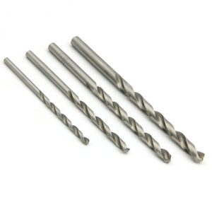 high speed steel drill bit set, #40, #30, #21, #12