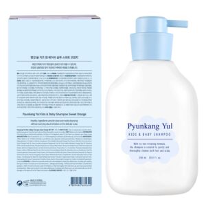 Pyunkang Yul Kids & Baby Shampoo with Ceramide, Camellia seeds, Cica, Honeysuckle flower, Hydrating, Nourishing, Scalp Cleansing, Fragrance Free, EWG verified 19.9 Fl.Oz.