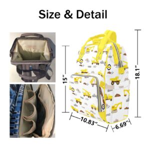 Personalized Diaper Bag Backpack Tote,Shark,Custom Diaper Bags for Shower Gift