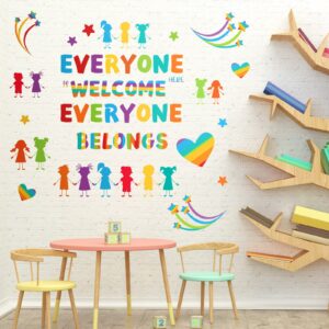 Yinder Kids Wall Decals Classroom Decals Playroom Wall Decor Wall Decals Daycare Decals Motivational Wall Decals Positive Saying Sticker Splatter Wall Sticker for Kids Bedroom Nursery