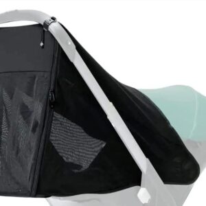 iNelihoo Snap-on Baby Stroller Sun Shade Compatible with Doona, Breathable 360° Full Coverage Sun Protection Canopy, Functional Anti-UV Stroller Blackout Cover Shield Sun Cover Shade fit Doona