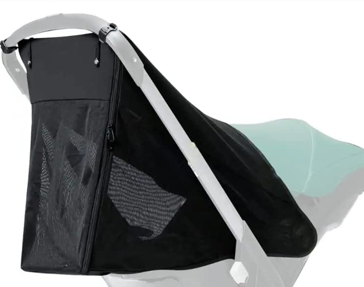 iNelihoo Snap-on Baby Stroller Sun Shade Compatible with Doona, Breathable 360° Full Coverage Sun Protection Canopy, Functional Anti-UV Stroller Blackout Cover Shield Sun Cover Shade fit Doona