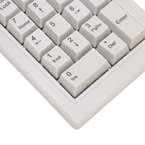 18 Keys Numeric Keypad, Portable Mini Numpad, USB Wired Multifunctional One Hand Mechanical Numpad Accounting Keypad Gaming Keyboard for Office Banking Accounting Finance Securities