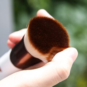 DUcare Makeup Brushes Double Ended Foundation Powder Brush Concealer Brush Perfect for Rounded Taperd Liquid, Cream, Powder,Blending, Buffing