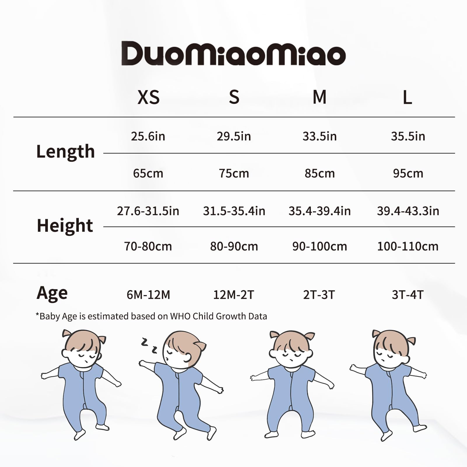 Duomiaomiao 1.0 TOG Super Breathable Toddler Sleep Sack 24-36 Months 100% Cotton Four Season Sleep Sack with Feet, Quilted Comfy Toddler Wearable Blanket