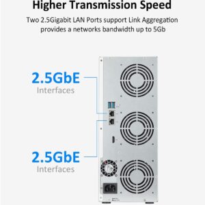 TERRAMASTER 2.5GbE NAS Server 9Bay T9-423 - DDR4 8G RAM