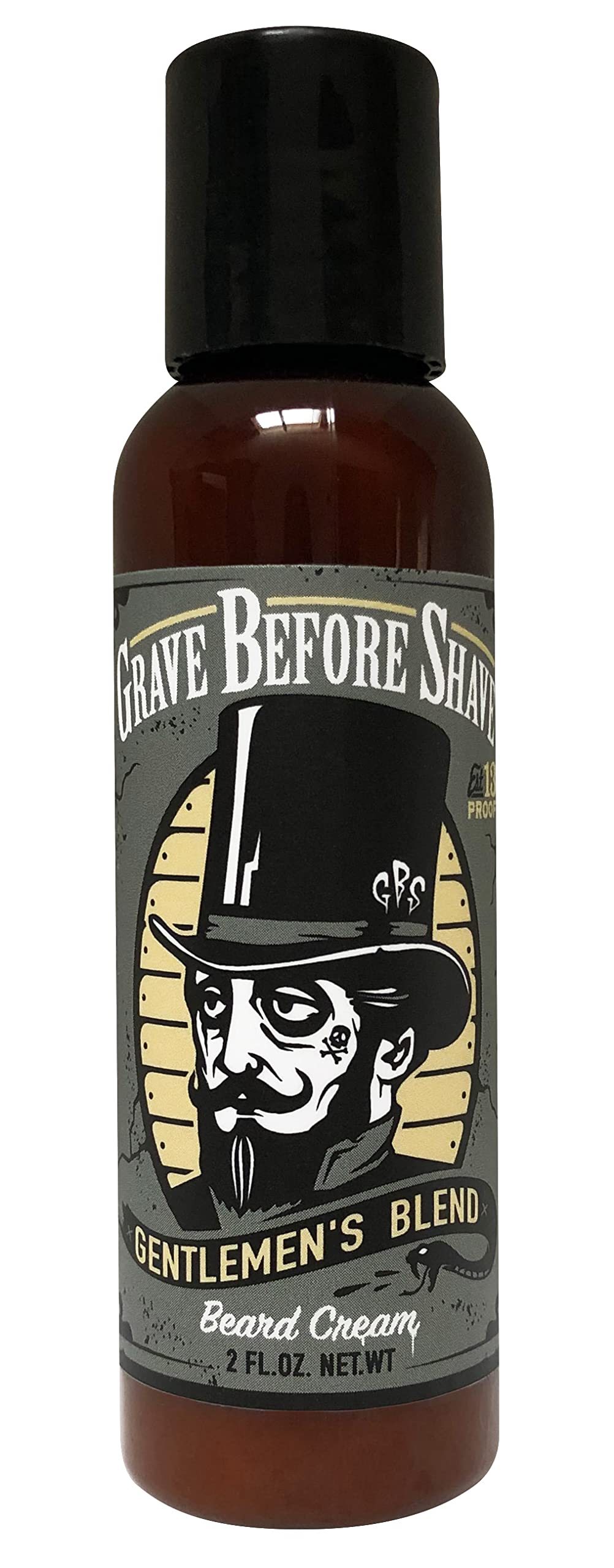 Grave Before Shave Beard Cream 2 oz. bottle (Gentlemen's Blend (Bourbon/Sandalwood scent))