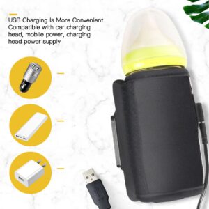 Milk Bottle Warmer Bag, USB Baby Bottle Warmer Bag Constant Temperature Quick Heating USB Insulated Baby Bottle Warmer for Home Car