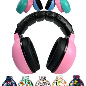 ZIPZ Baby & Toddler Earmuffs – Innovative Design – Change Colors with Magnetic Shells – Hearing Protection Headphones 0-4 yrs