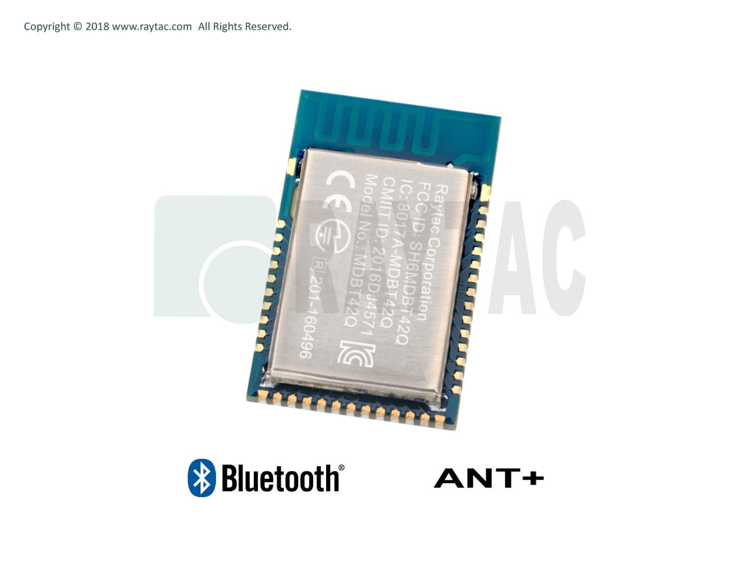 MDBT42Q-P512KV2 Nordic nRF52832 Solution Chip ANT 32 GPIO Bluetooth Module BT5.2 FCC IC CE Telec KC SRRC (3pcs Pak)