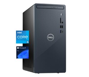 dell inspiron 3910 business desktop computer, 12th gen intel core i5-12400, windows 11 pro, 16gb ram, 1tb ssd, wifi, bluetooth, plain dvd+/-rw, intel uhd graphics