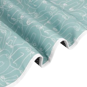 GREUS Portable Changing Pad，Reusable Baby Diaper Changing Pad Waterproof Travel Baby Changing Mat Foldable Baby Pad for Newborn Kids