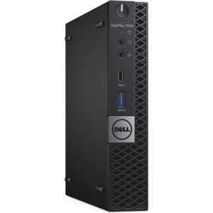 dell optiplex 7050-micro, core i5-6600t 2.7ghz, 16gb ram, 256gb solid state drive, windows 10 pro 64bit, factory refurbished, (renewed)