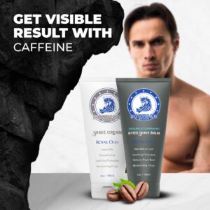 Bossman Liquid Silk Shaving Cream - Travel Shave Cream Sensitive Skin, Smooth Glide, Soothing Protection, Moisturizing Finish (Royal Oud Scent)