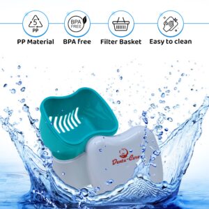 Polident 3 minutes Denture Cleaner 84 Tablets Bundle Dentu-Care Denture Case and Brush | Easy To Maintain Good Clean Full/Partial Dentures Mouthguards | No More Spongy Painful Gums