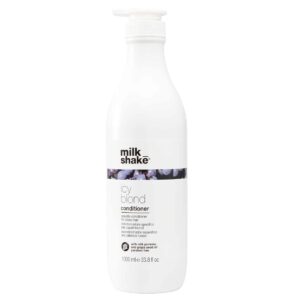 milk_shake icy blond conditioner - black pigment silver conditioner for very light blond and platinum hair, 33.8 fl oz (1000 ml)