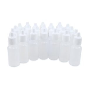 huge miniatures dropper bottles for model paint 17ml clear - 25 pieces