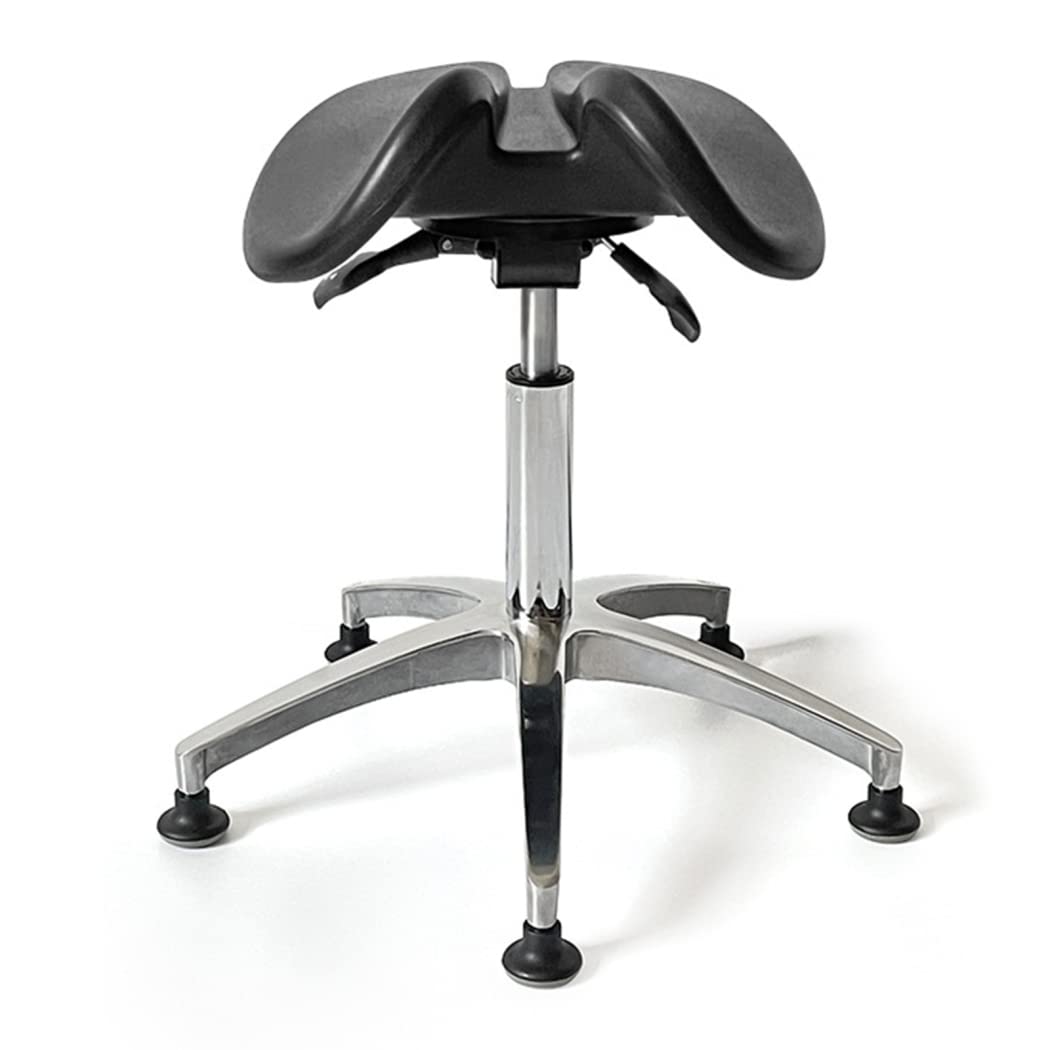 JMYSD Ergonomic Saddle Stool Adjustable Saddle Stool Dental Chair for Dental Lab Salon Massage Studio Office,A1