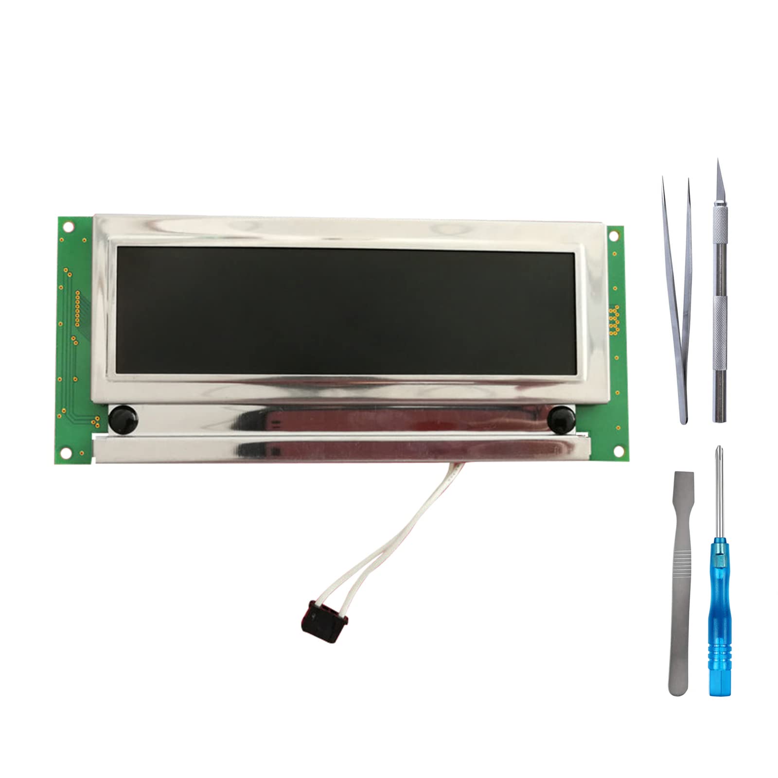 JayTong LCD Display for KOE SP12N002 4.8 inch 256×64 LCD Screen Module Replacement with Tools