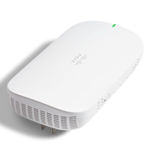 Cisco Business 151AXM Wi-Fi 6 2x2 Mesh Extender - Wall Outlet, 3-Year Hardware Protection (CBW151AXM-B-NA) | Requires Cisco Business 150AX Access Points