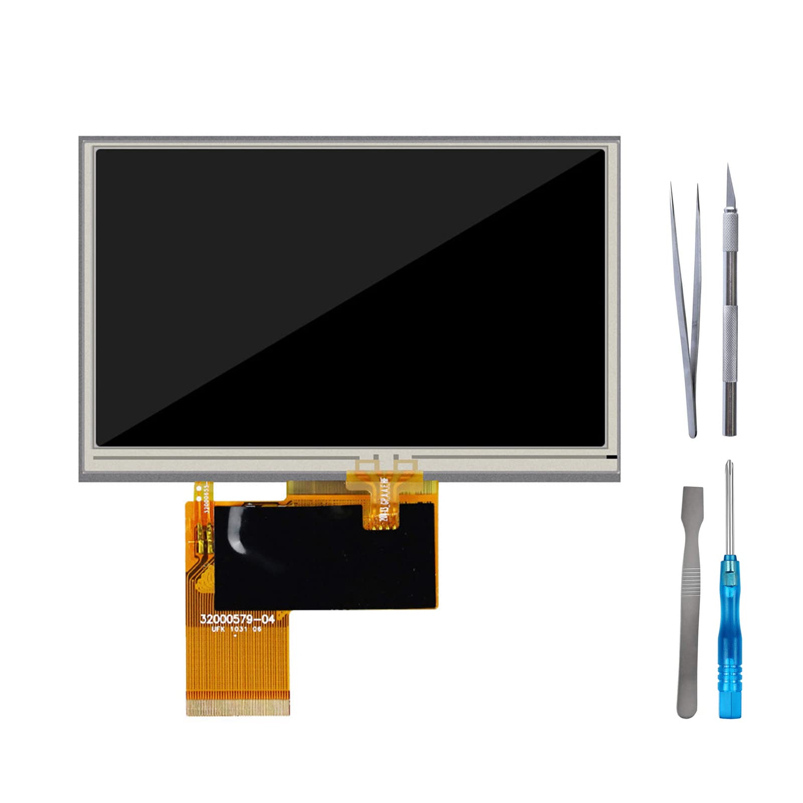 JayTong LCD Display for AT043TN25 V.2 4.3 inch 480×272 LCD Screen Module Replacement with Tools