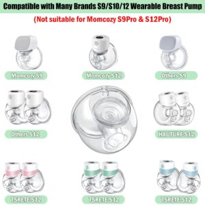 Wearable Breast Pump Accessories Milk Collector Cup,Compatible with TSRETE S12/S9,Kmaier S12 Wearable Breast Pump,Overall Collector Cup 24MM