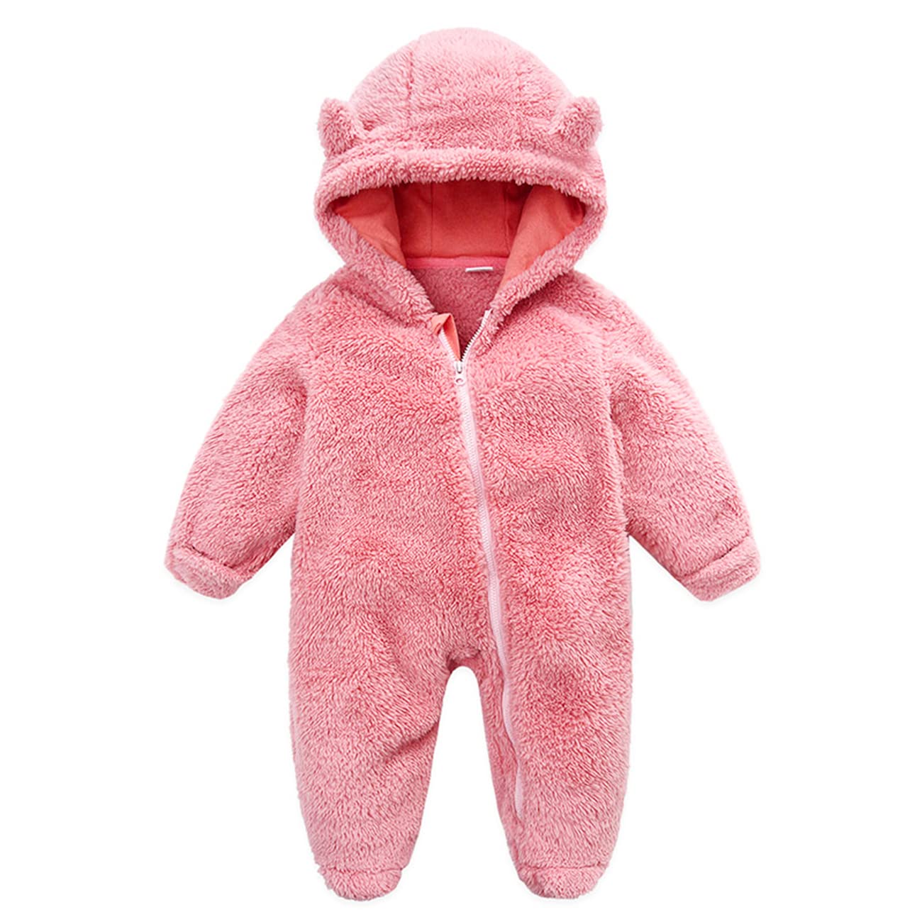 Baby Girls Snowsuit Infant Bear Snow Suits For Toddler Clothes 6-9 Months Coat