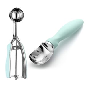 spring chef ice cream scoop and medium cookie scoop bundle bundle - mint