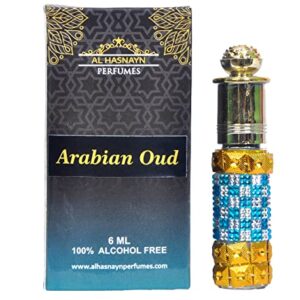 ARABIAN OUD UNISEX Cologne Perfume Essential oil Roll-On (Limited Edition) 6ml Alcohol Free Natural Sweet Oud Perfumes Fragrance | Long Lasting | Gifts for men WOMEN | (ARABIAN OUD)