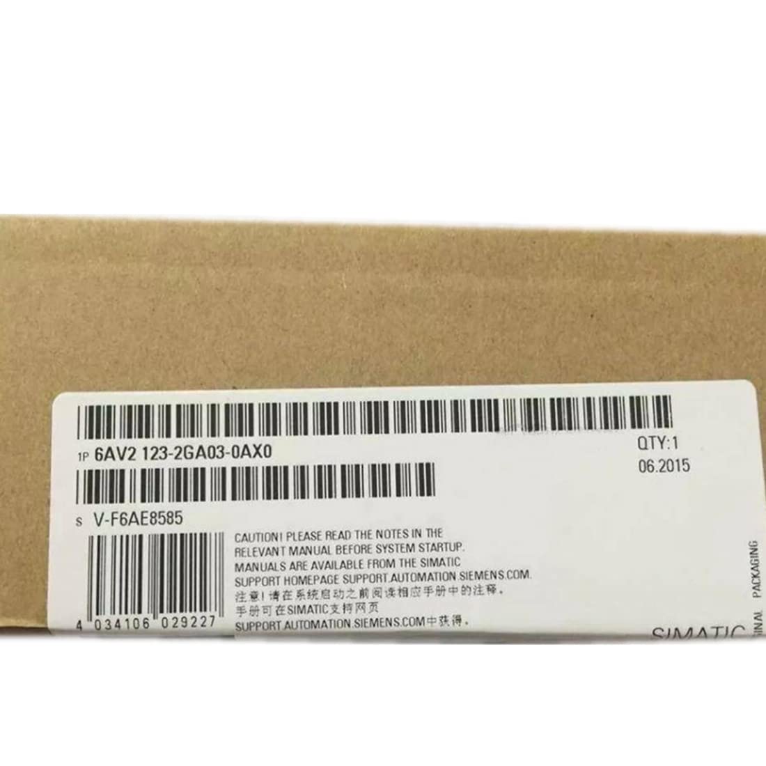 6AV2 123-2GA03-0AX0 Simplified Touch Screen 7 Inch KTP700 Basic DP 6AV2123-2GA03-0AX0 Sealed in Box 1 Year Warranty