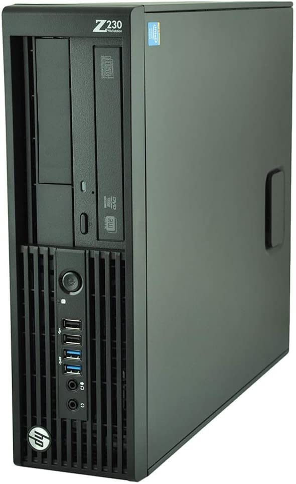 HP Z230 SFF Intel Core i7-4770 3.40GHz 8GB 128GB 2.5 SATA SDD Desktop PC Refurbished Window 10 Professional (Renewed)