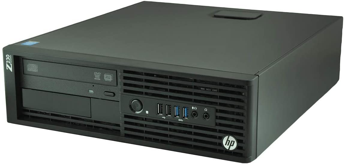 HP Z230 SFF Intel Core i7-4770 3.40GHz 8GB 128GB 2.5 SATA SDD Desktop PC Refurbished Window 10 Professional (Renewed)