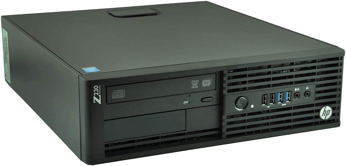 HP Z230 SFF Intel Core i7-4770 3.40GHz 8GB 128GB 2.5 SATA SDD Desktop PC Refurbished Window 10 Professional (Renewed)