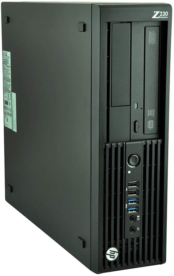 HP Z230 SFF Intel Core i7-4770 3.40GHz 8GB 128GB 2.5 SATA SDD Desktop PC Refurbished Window 10 Professional (Renewed)