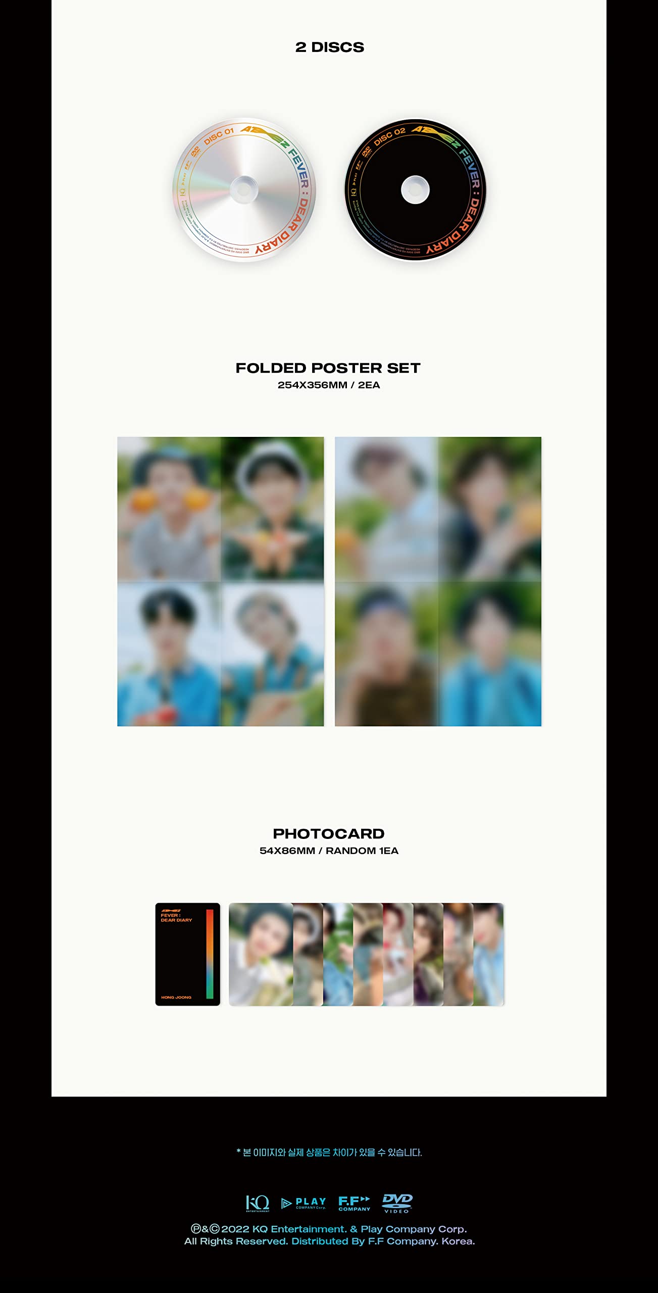 Dreamus [DVD] ATEEZ - FEVER : DEAR DIARY DVD + PHOTOBOOK