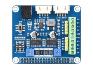 waveshare hrb8825 stepper motor hat compatible with raspberry pi drives two stepper motors up to 1/32 microstepping